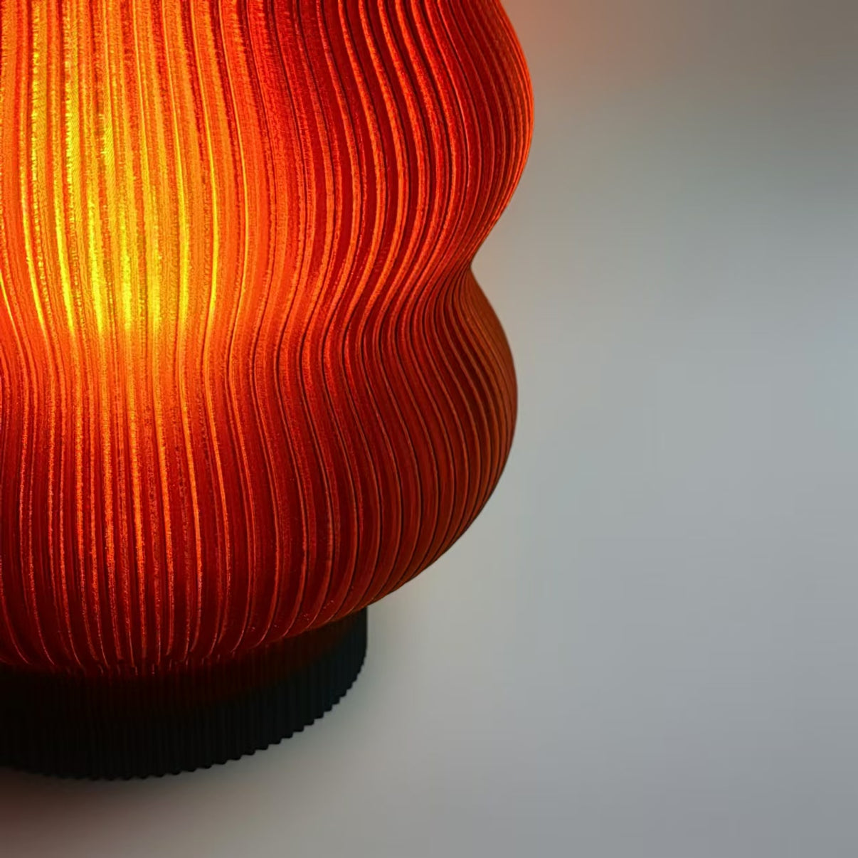 Elegant Eco Table Lamp – Sustainable Mood Lighting – Soft Glow Bedside ...
